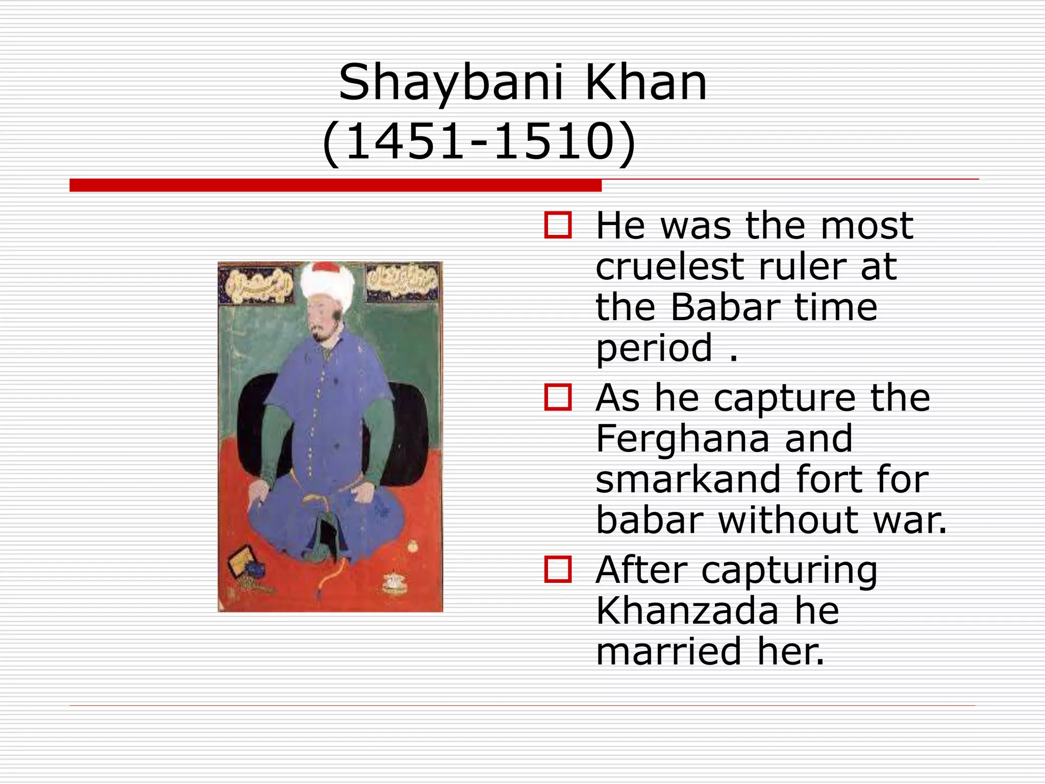 Information about babar | PPT