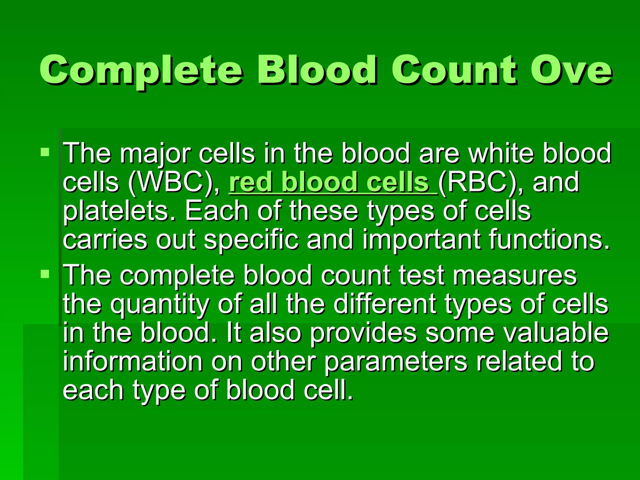 Information about cbc | PPT