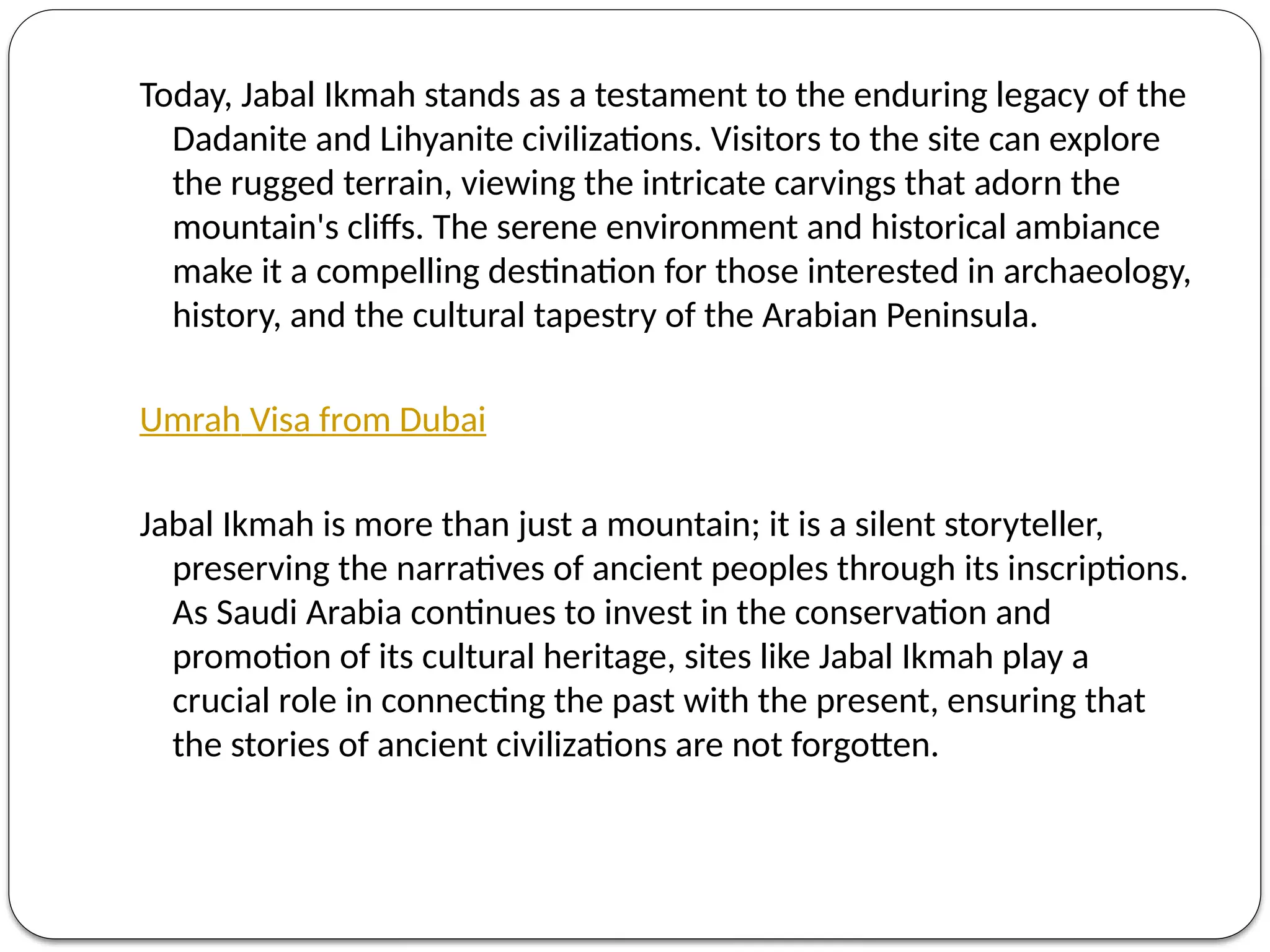 Information about Ikmah Heritage Mountain AL ULA.pptx