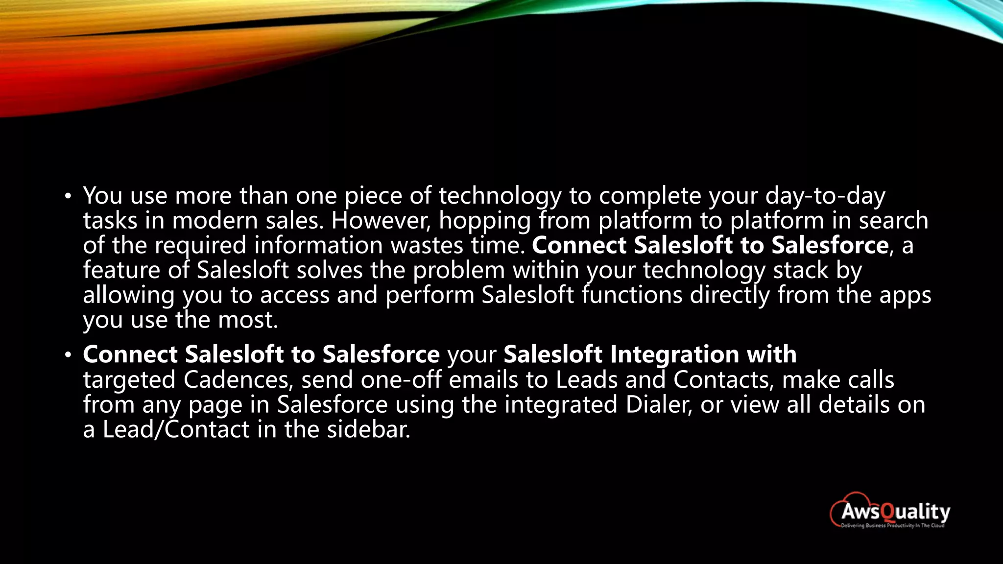 Information About Salesloft and Salesforce Integration.pptx