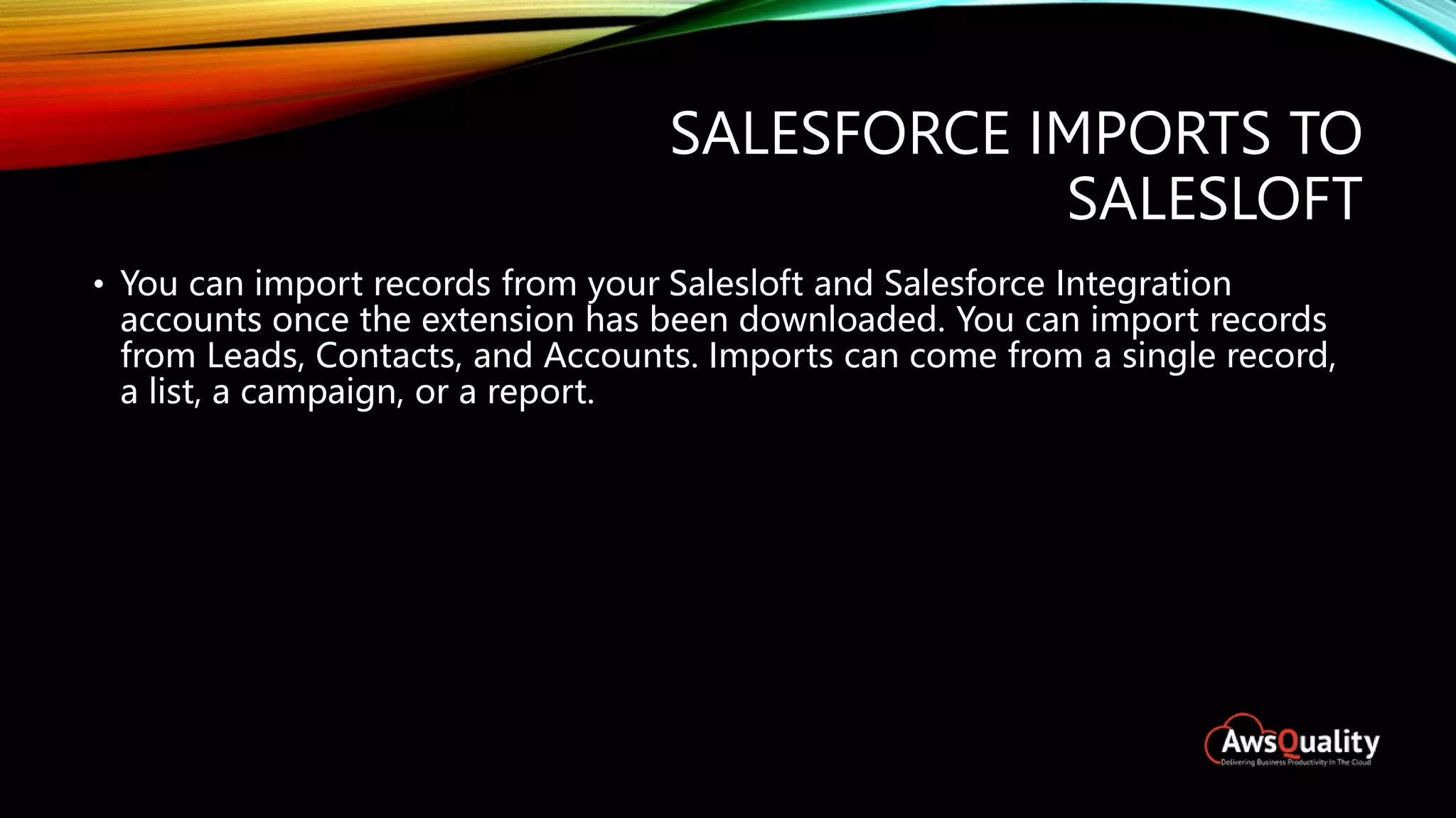 Information About Salesloft and Salesforce Integration.pptx