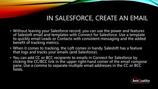 Information About Salesloft and Salesforce Integration.pptx