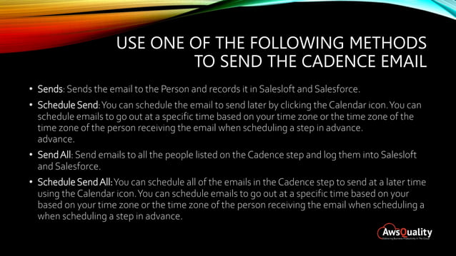 Information About Salesloft And Salesforce Integration Pptx