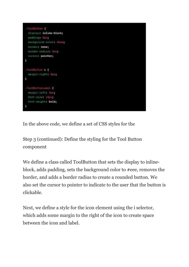 Information about Toggle Button.pdf | Web Development | Internet