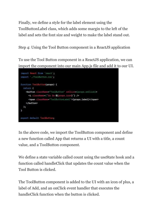 Information about Toggle Button.pdf | Web Development | Internet