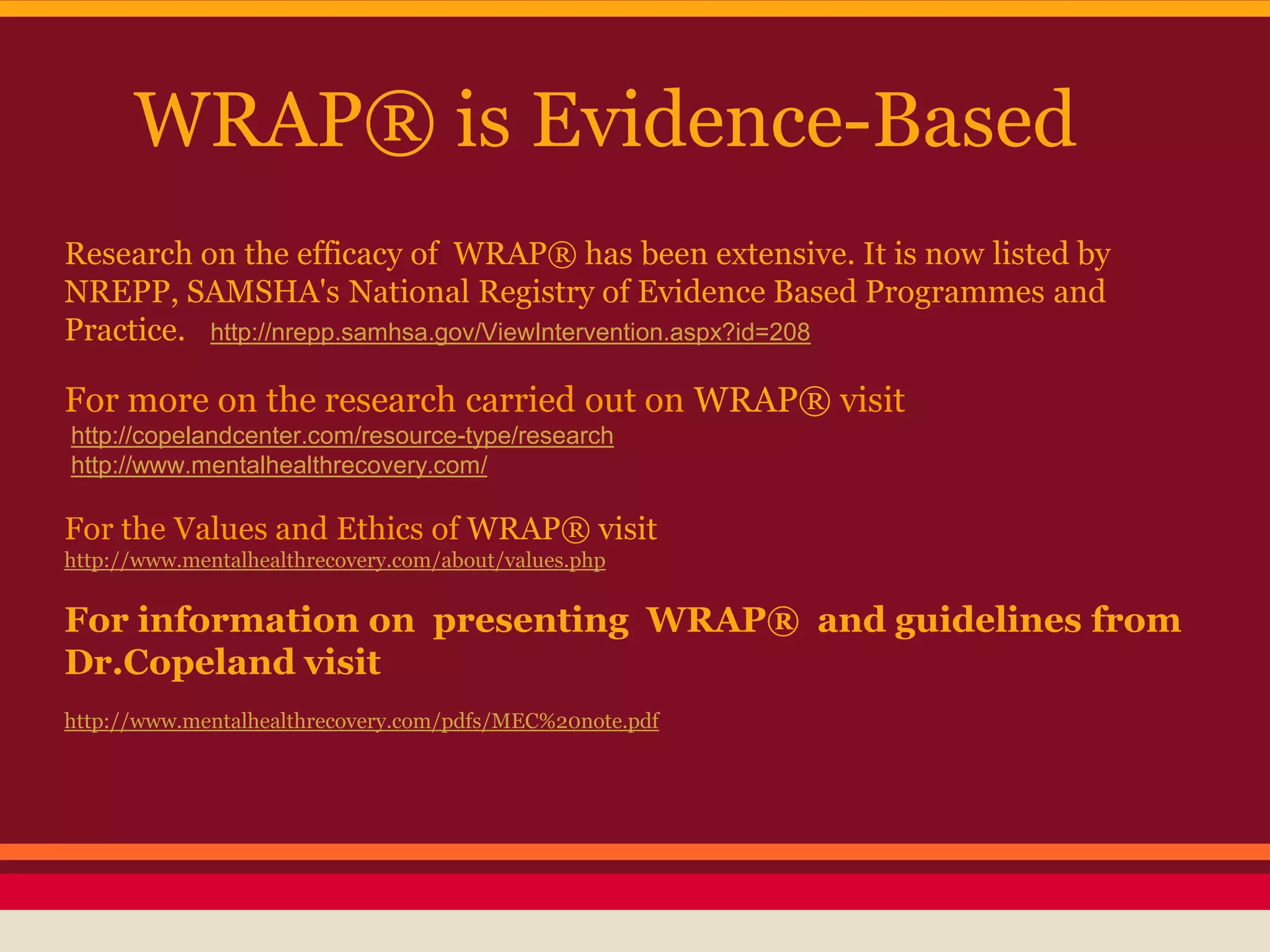 Information about WRAP | PDF
