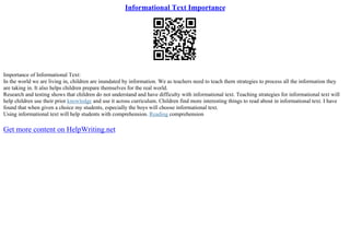 Informational Listening | PDF