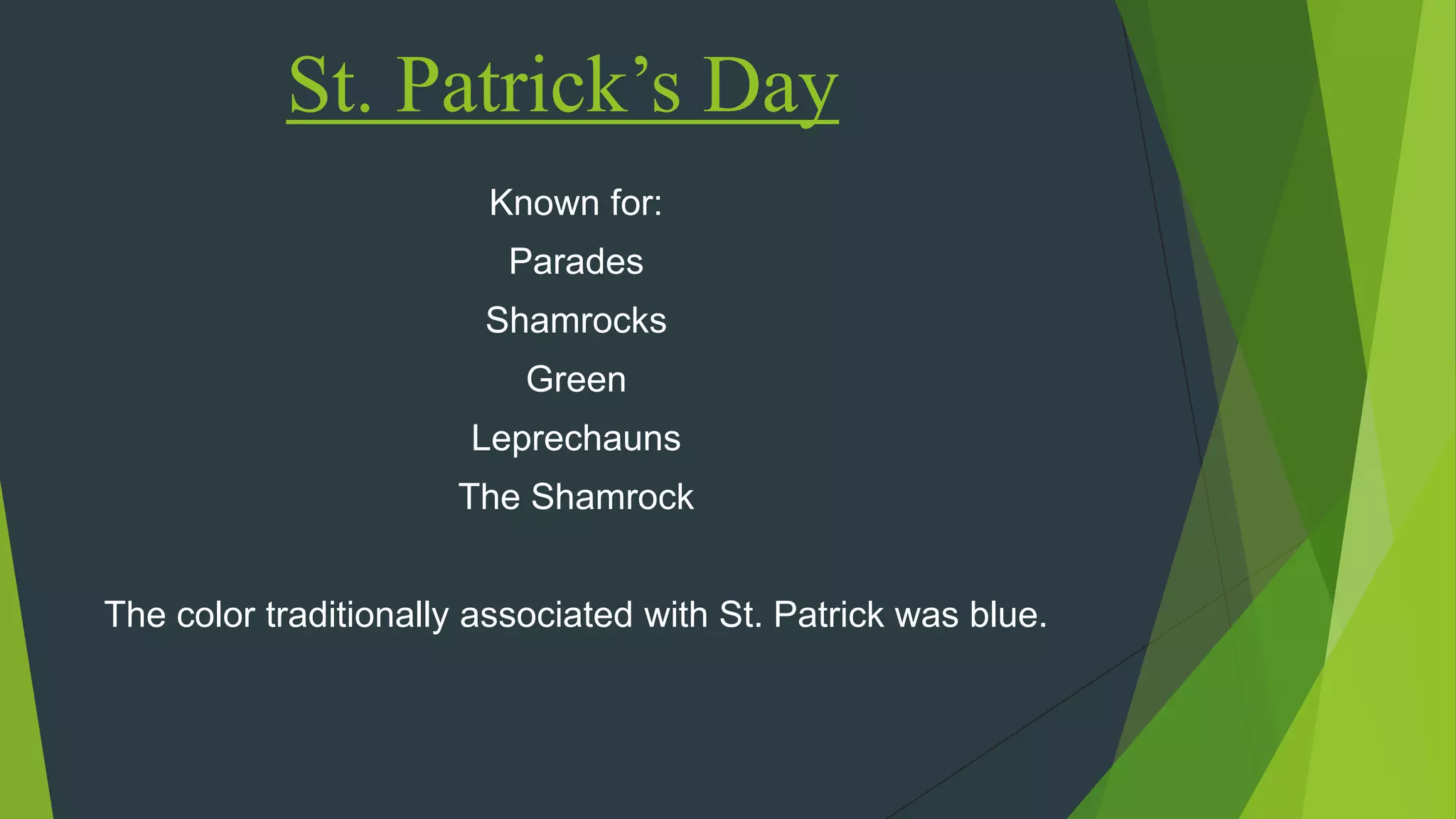 History of St. Patrick's Day | PPT