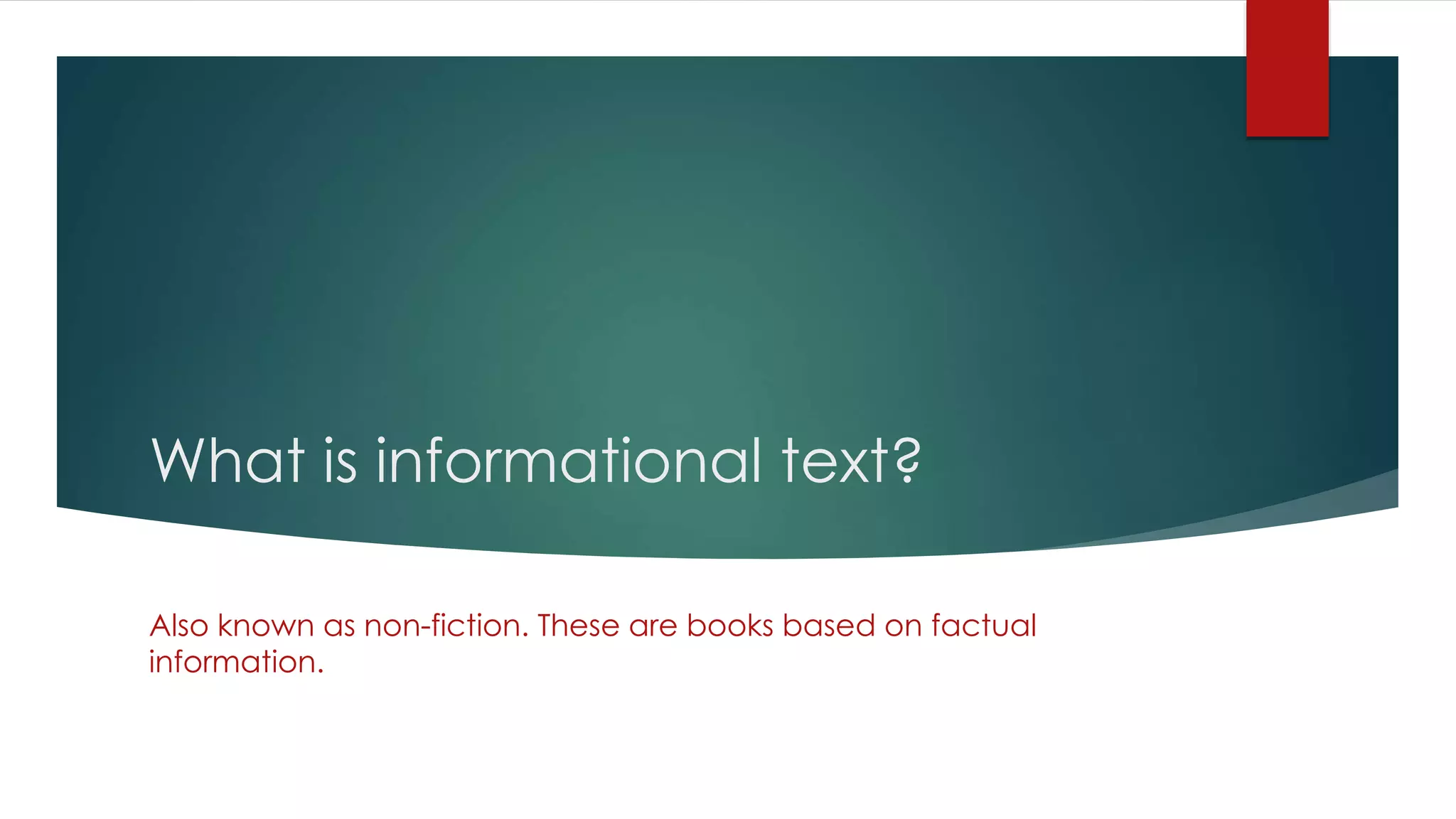 Informational text | PPTX