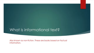 Informational text | PPTX