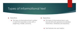 Informational text | PPTX