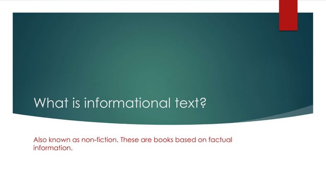 Informational text