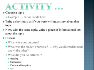 Informational text | PPTX