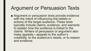 Informational Text.pptx | Books and Literature