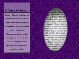 Informational text essay Academic Vocabulary with Lesson Plan | PPT