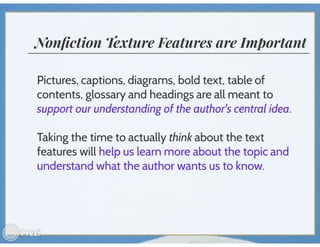 Informational text features | PDF