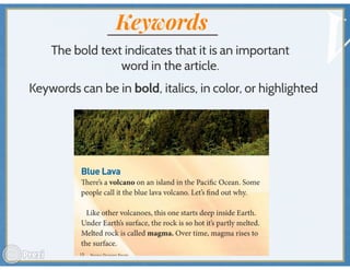 Informational text features | PDF