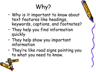 Informational text featuresppt | PPT