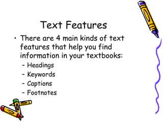 Informational text featuresppt | PPT