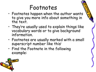Informational text featuresppt | PPT