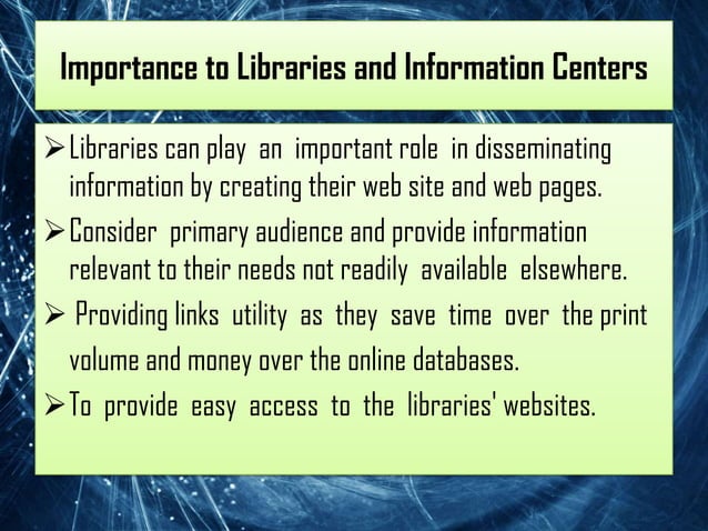 Informational web pages | PPTX