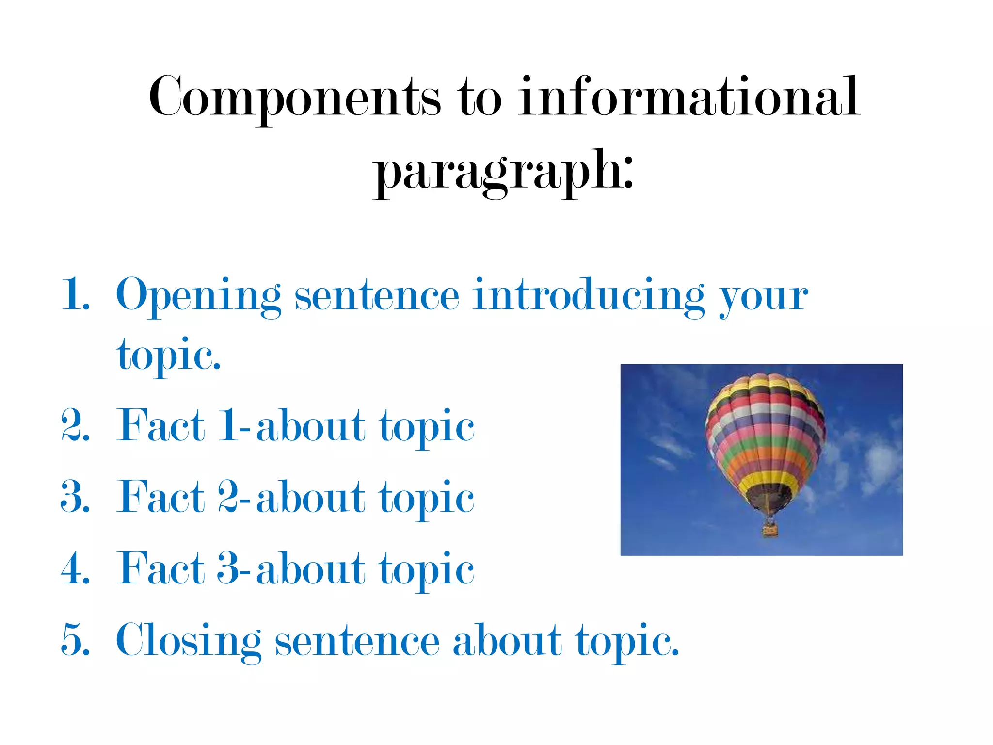 Informational writing | PPTX