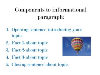 Informational writing | PPTX