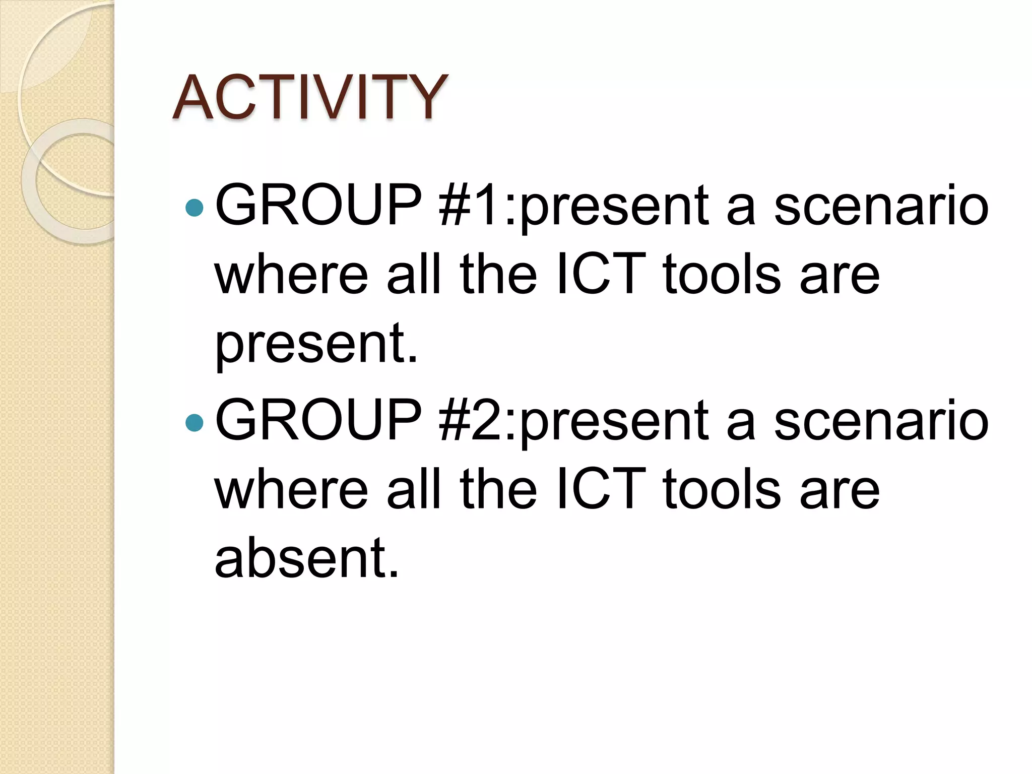 Information and communications technology | PPTX
