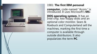 history of computer part 2 : ICT lesson 2 | PPTX