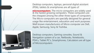 lesson 3: TYPES OF COMPUTER | PPTX