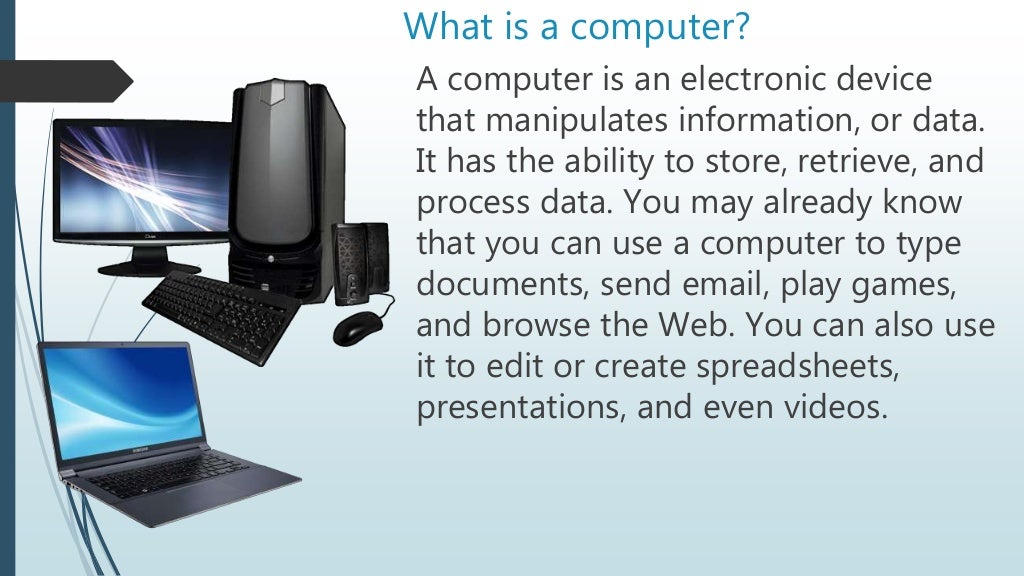lesson 3: TYPES OF COMPUTER