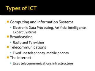 Information and communication technology | PPT