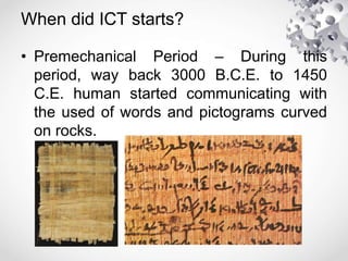 Information and communication technology | PPTX