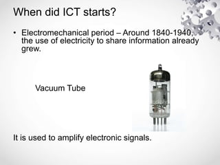 Information and communication technology | PPTX