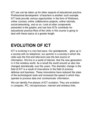 Information and communication technology | DOCX | Internet | Computing