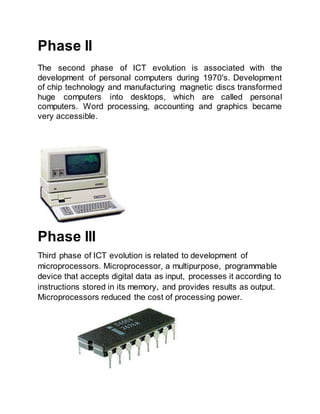 Information and communication technology | DOCX | Internet | Computing