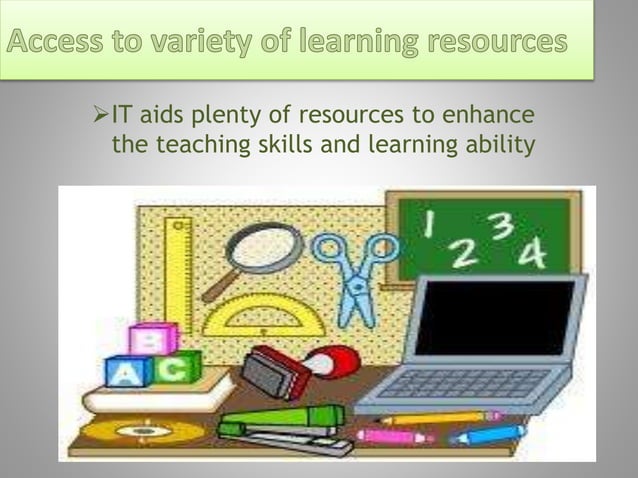 Information and communication technology in education | PPT