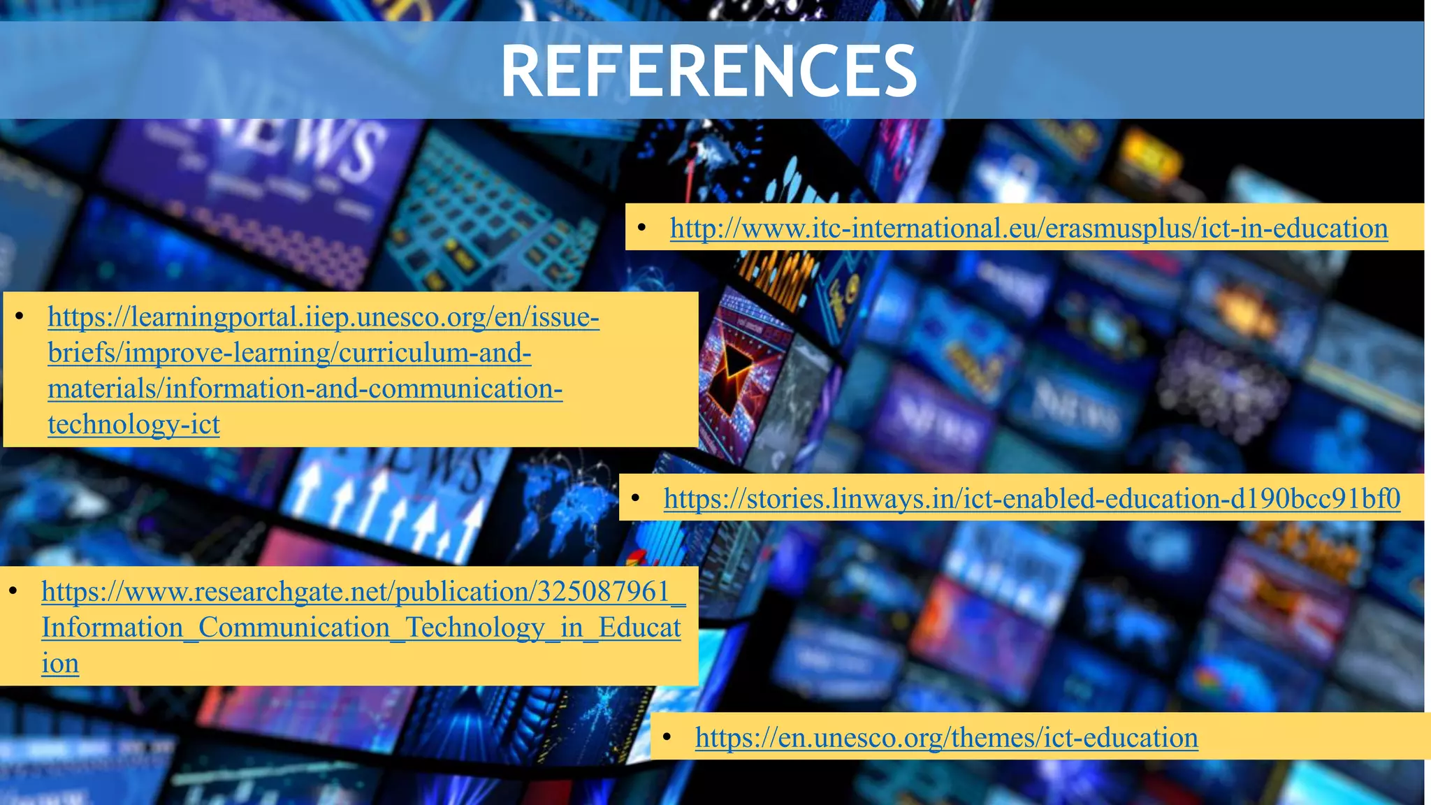 Information and Communication Technology in Education | PPTX