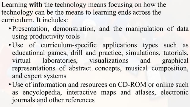 Information and Communication Technology in Education | PPTX