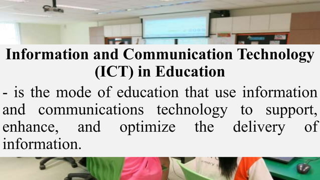 Information and Communication Technology in Education | PPTX