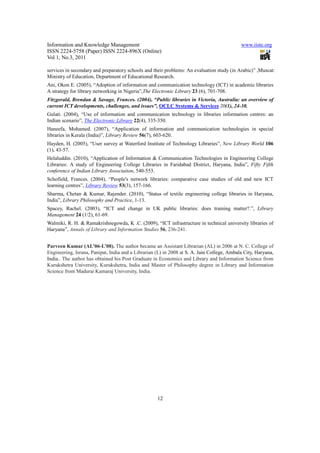 Information and communication technology in textile engineering college ...