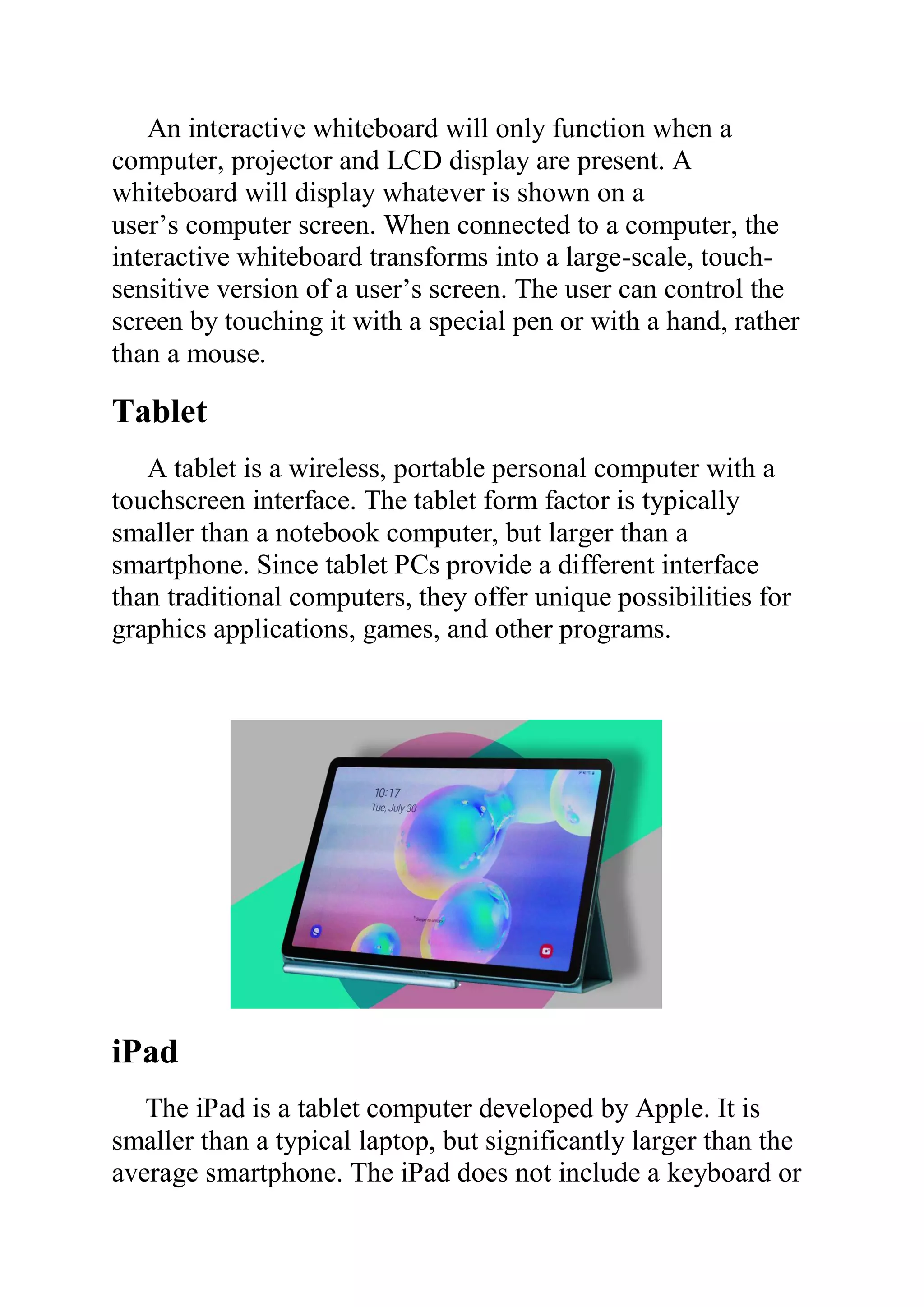 Information and communication technology tools(ict) | PDF | Smartphones | Consumer Electronics