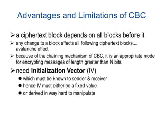 Information and data security block cipher operation | PPTX