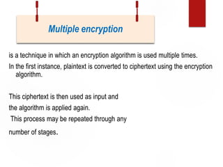 Information and data security block cipher operation | PPTX