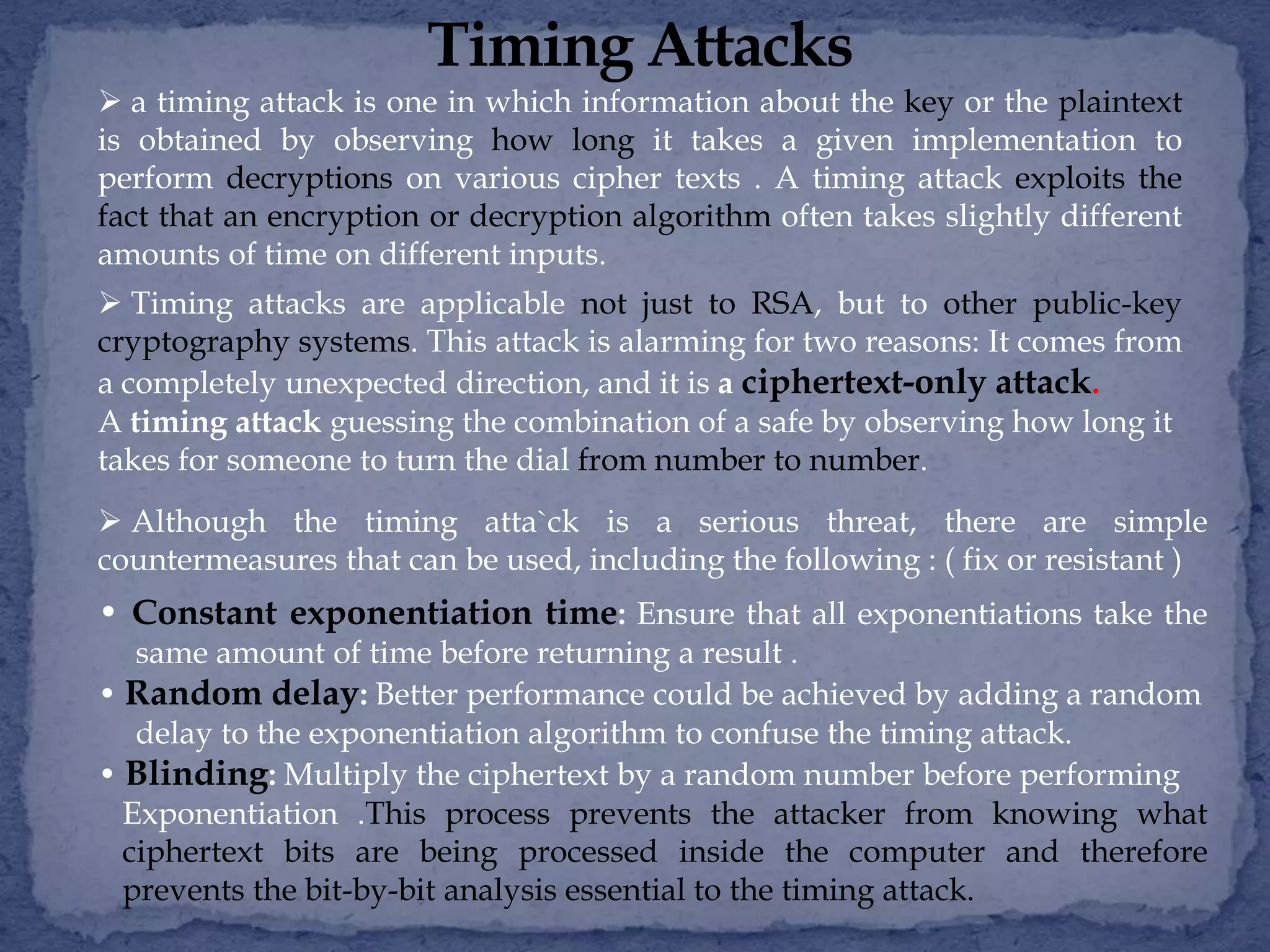 Information and data security cryptanalysis method | PPTX