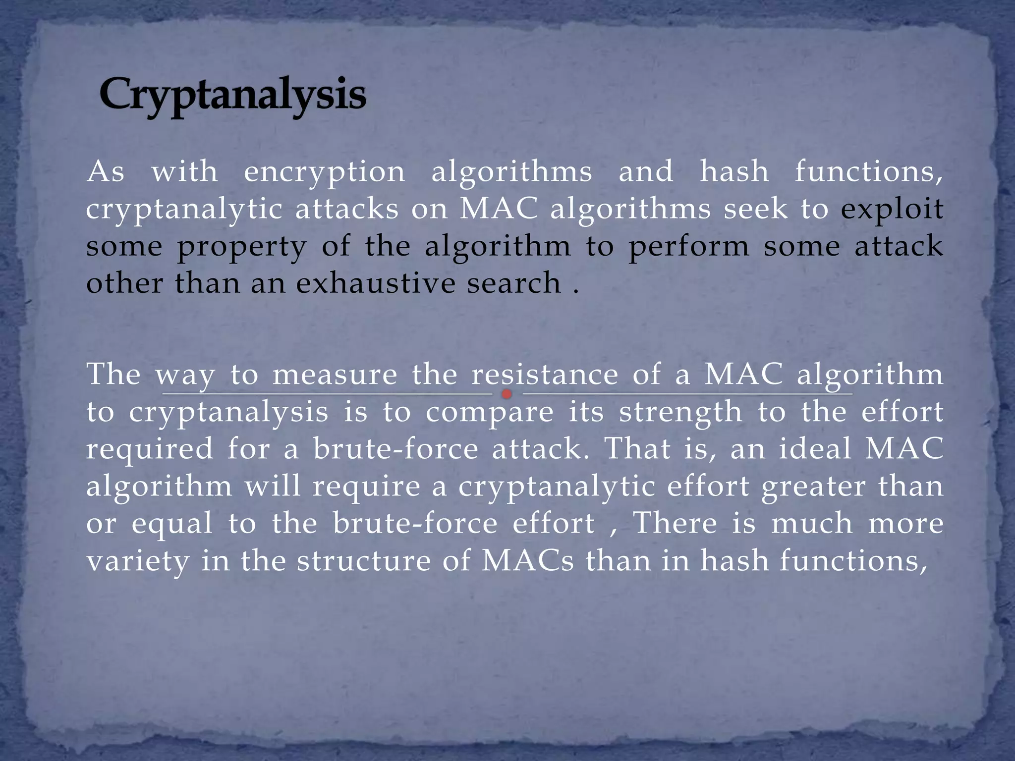 Information and data security cryptanalysis method | PPTX