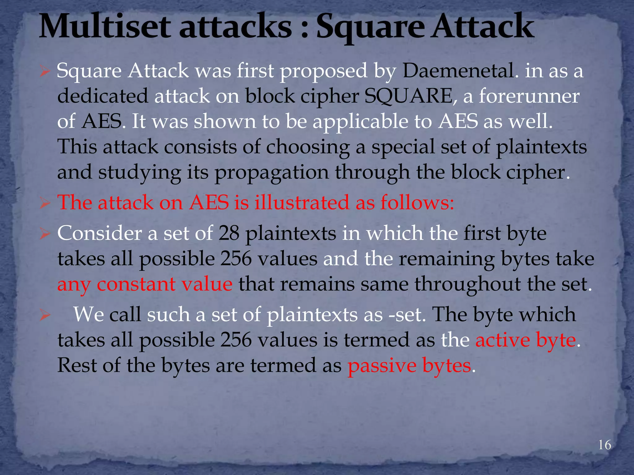 Information And Data Security Cryptanalysis Method Ppt