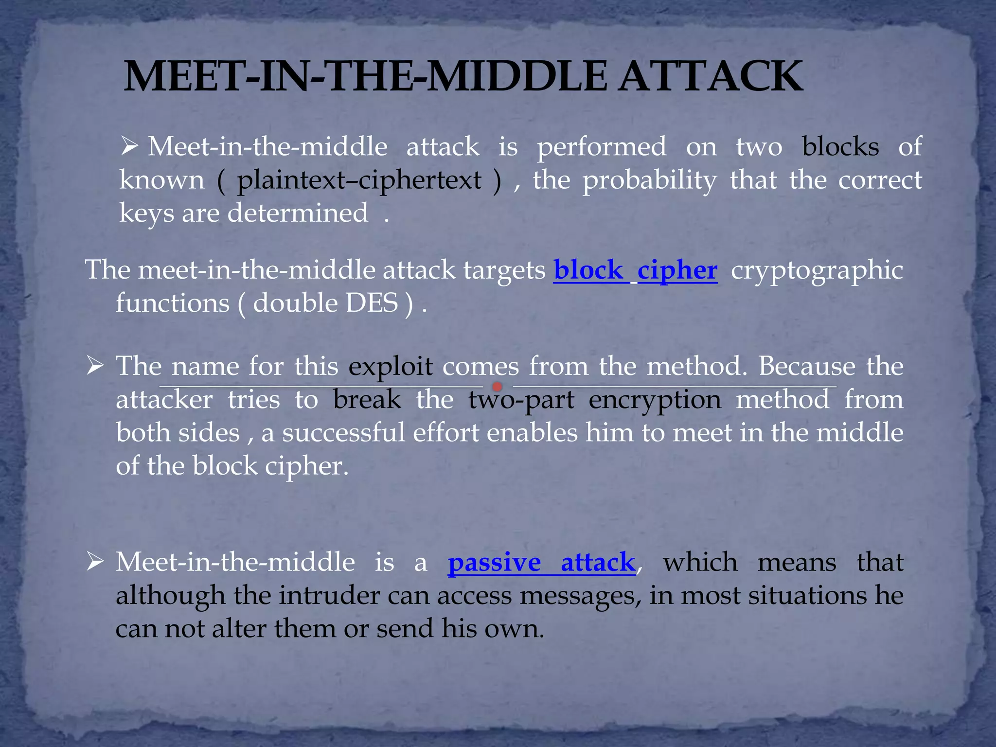 Information and data security cryptanalysis method | PPTX