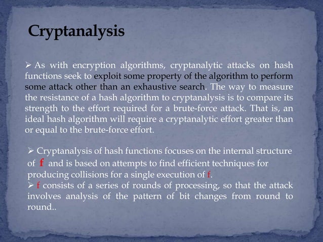 Information and data security cryptanalysis method | PPT