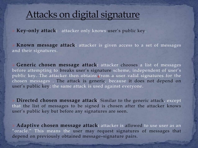Information And Data Security Cryptanalysis Method Ppt